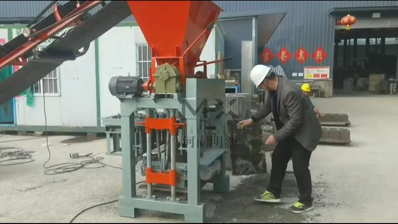 Small Scale Cement Block Concrete Clay Fly Ash Brick Making Machine For ...