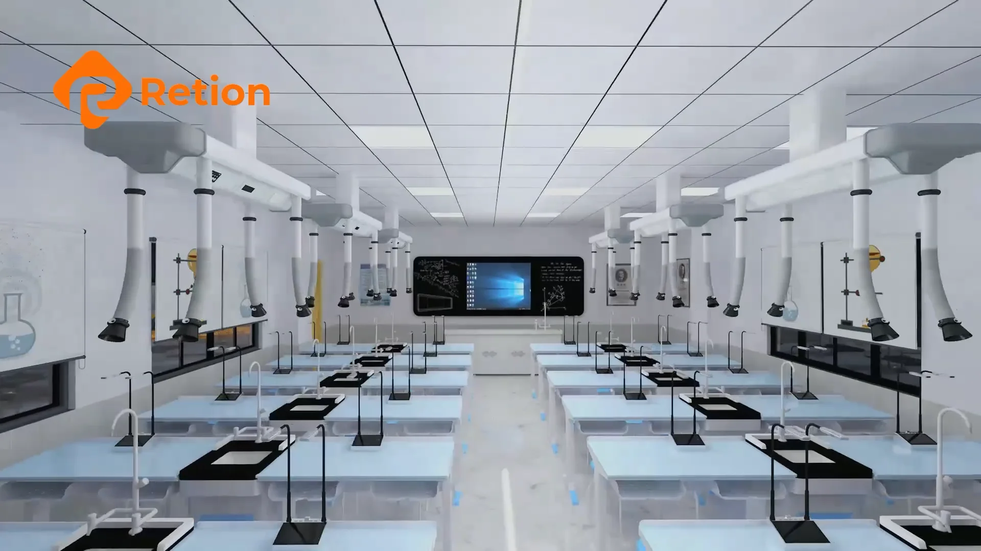 All In One School Biological Laboratory Multifunctional Classroom ...