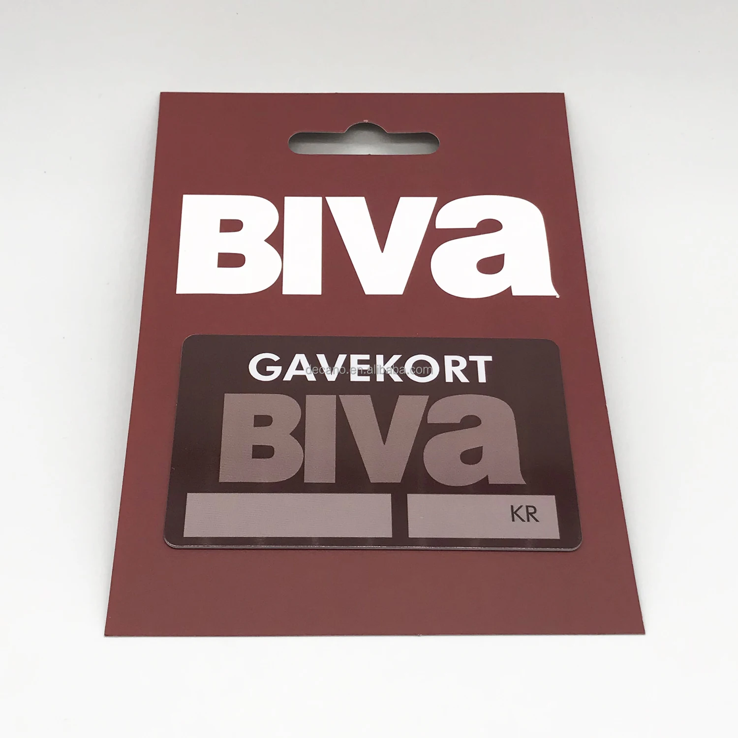 Customized PVC Gift Cards with Paper Card Holders