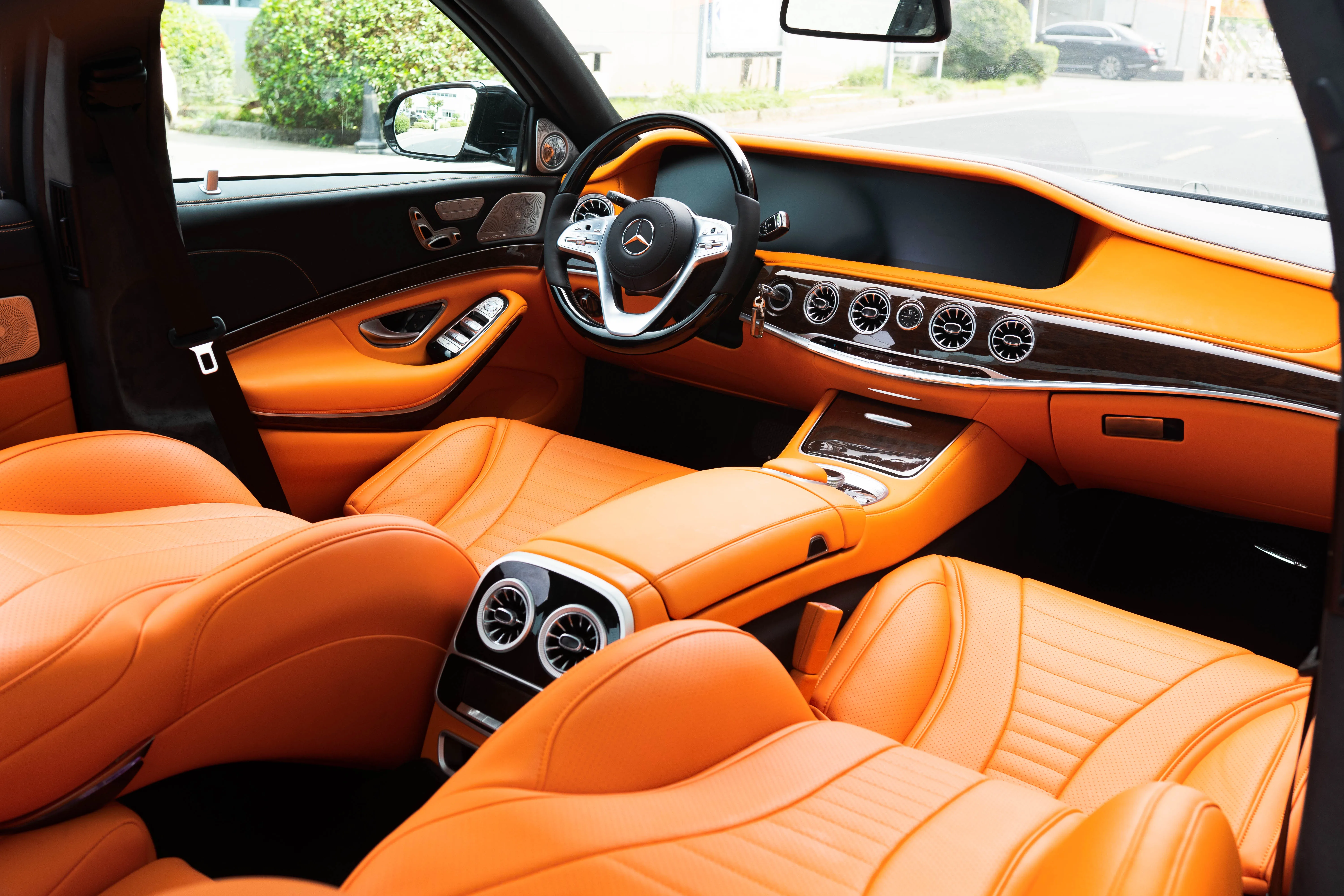 Full Vehicle Coverage Interior Upgrades For Mercedes Benz S Class S300 ...