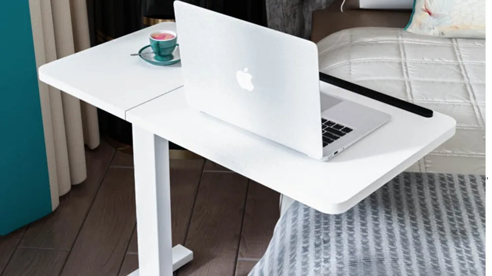 Adjustable Rolling Laptop Overbed Desk Bedroom Living Room Side Sofa ...