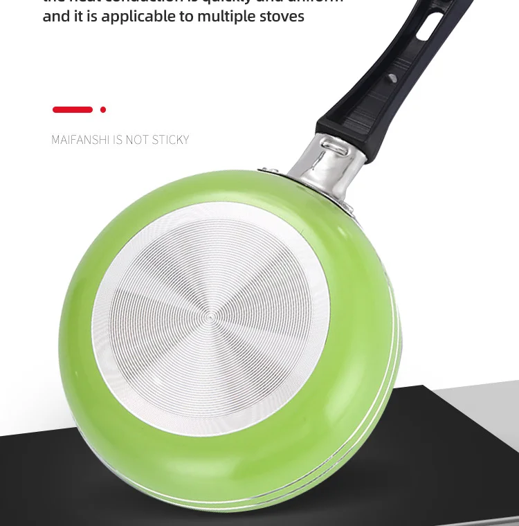 Factory Price Cookware 12/14/16 CM Multi-color Frypan Non Stick Mini ...