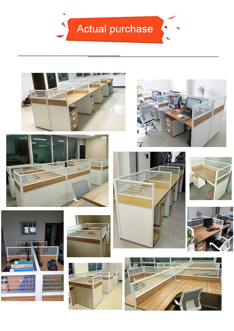 OEM Factory Office Table Shared Workstation Cheap Work Station Computer ...