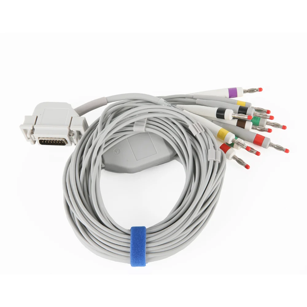 EKG Cable and Leadwire - Hellige Compatible Direct-connect