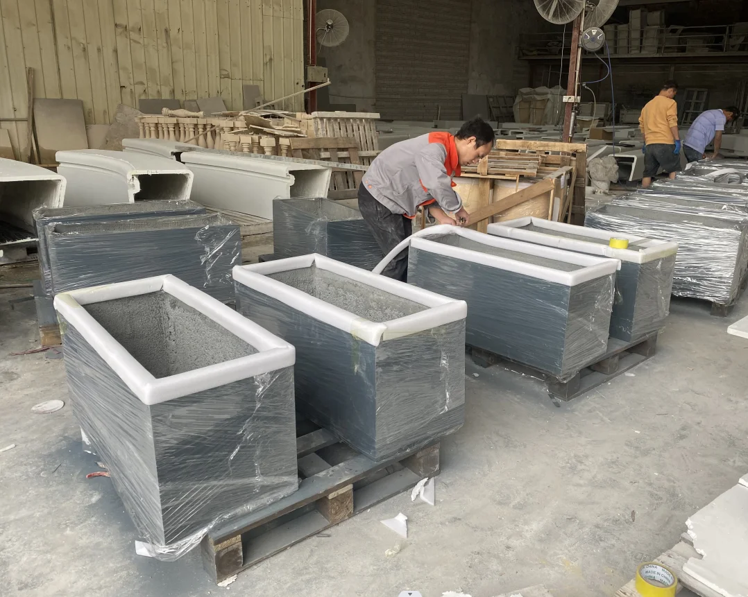 Extra Large Contemporary Custom Flower Pot Gfrc (glass Fiber Reinforced ...