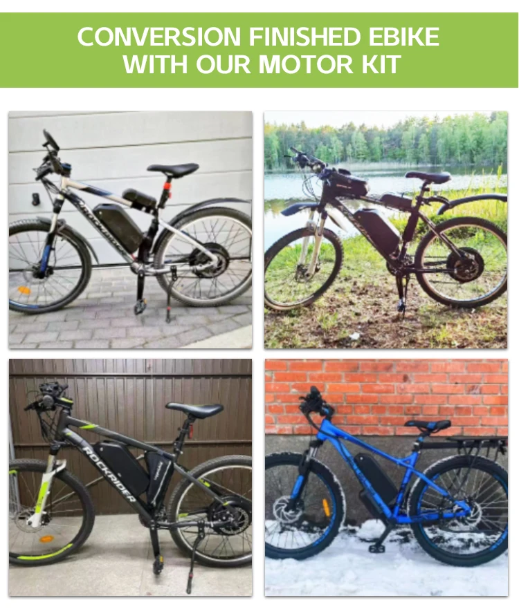 Ruijie Cheap Price Ebike 1000w 48v Kit Electric Conversion Kit For ...