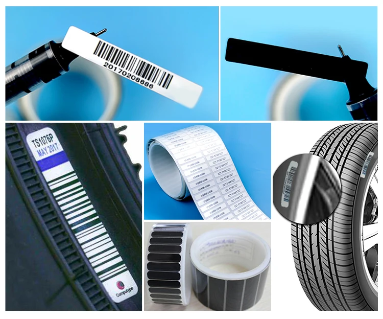 Vulcanized Tire Label - Durable, Customizable PVC Sticker