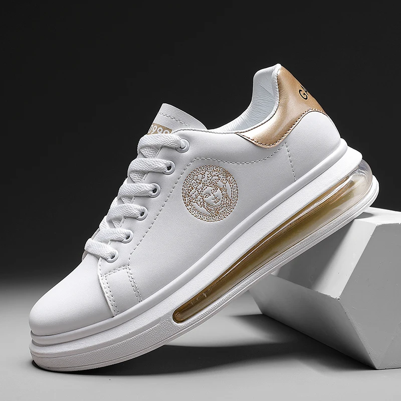 Wholesale High Quality Leather White Label Shoes Men Casual Shoes High ...