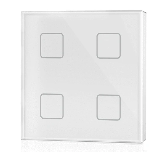 Ts4(wzs) 100-240vac 4 Scenes Tuya Zigbee Dimmer Touch Panel Switch Remote Control For Zigbee 3.0 ...