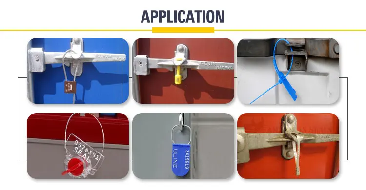 Plastic Coded Security Seal Hs Code With Barcode And Serial Numbers ...