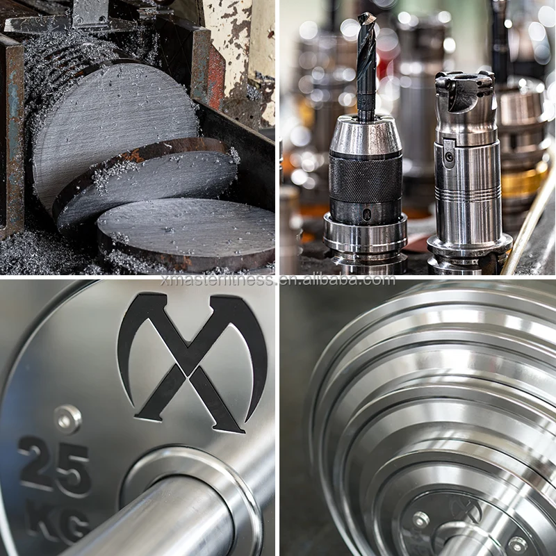 Xmaster Pro Chrome Powerlifting Steel Plates - Durable & Precise