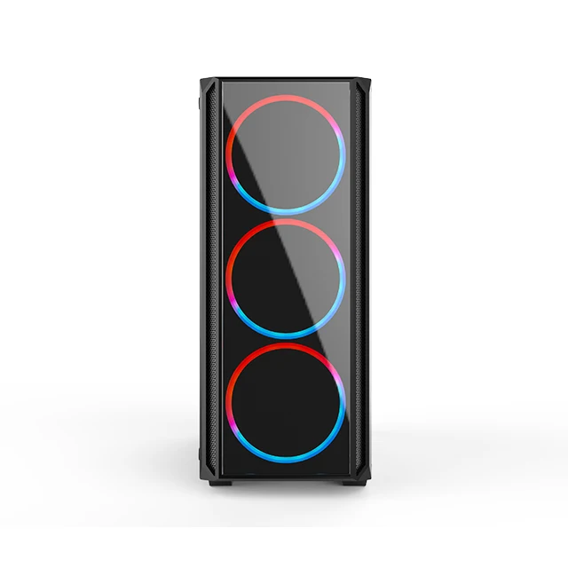 Full Tempered Glass Atx Computer Case & Towers Atx Gaming Case Oem ...