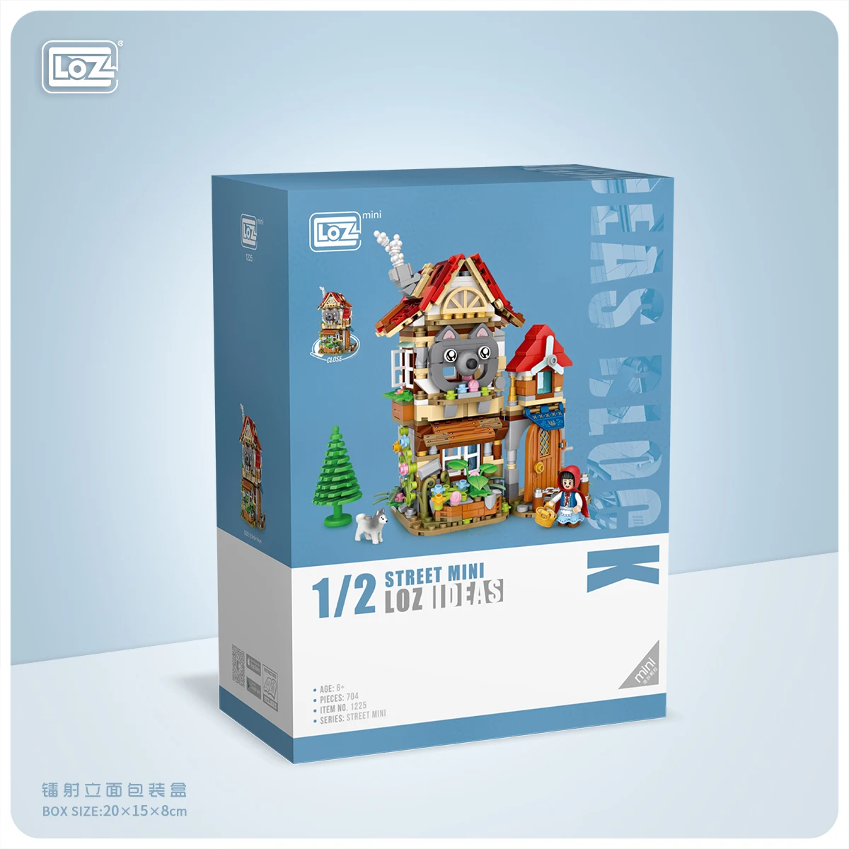 Loz 3d Blocks Diy Miniature Building Block City Street View Forest ...