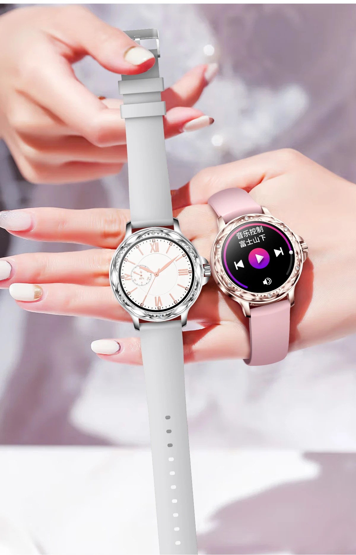 Yiqungo Women Smart Watch CF12 - Heart Rate & Fitness Tracker
