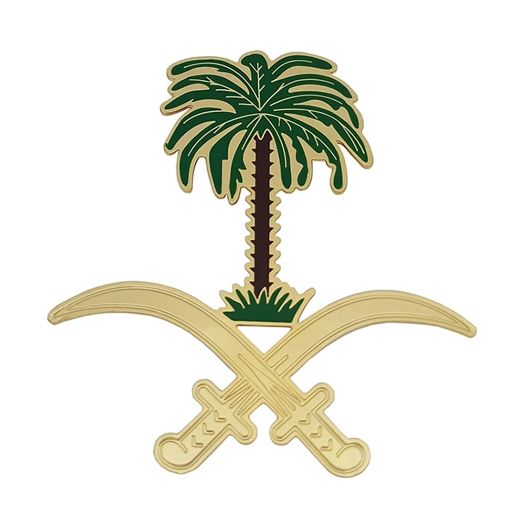 Custom Gold Saudi Arabia Logo Car Grille Emblem Badge| Alibaba.com