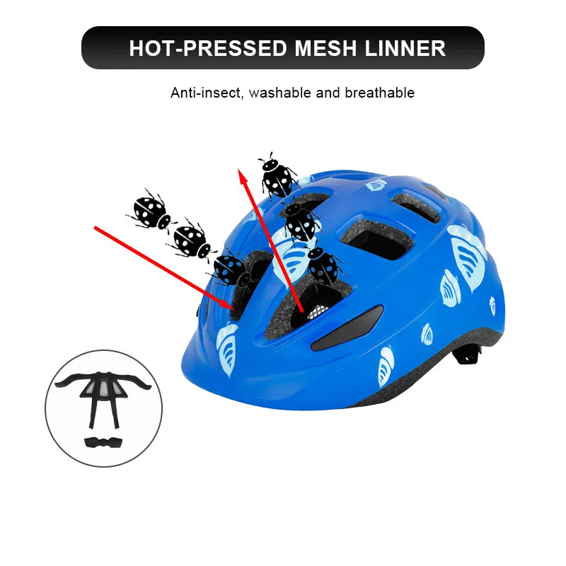 Custom Children Bicycle Safety Helmet Hot Sales Kids Bike Helmet ...