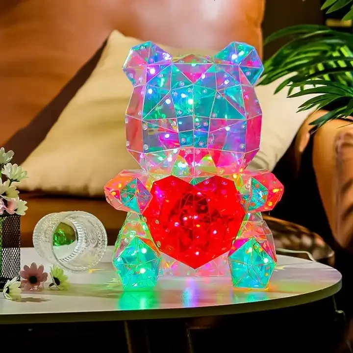 Mc Custom New Product Ideas Teddy Bear Usb Light Led Birthday ...