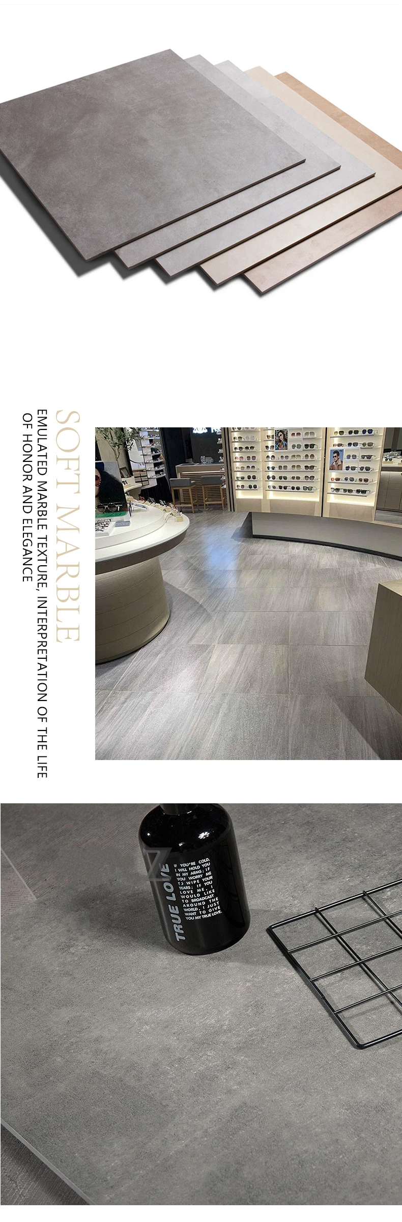 60x60 Rustic Matt Homogeneous Granit Tiles Lantai Keramik Digital ...