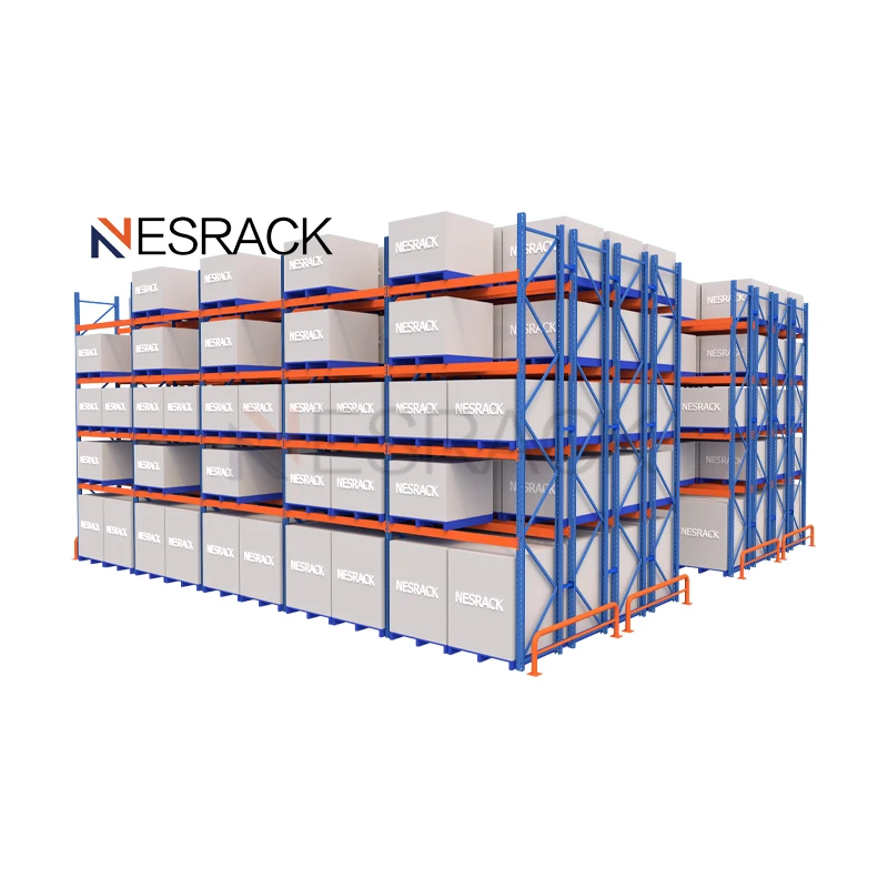 Warehouse Racking/ Double Deep Racking/ Heavy Duty Racking System Made From Steel-easier To ...