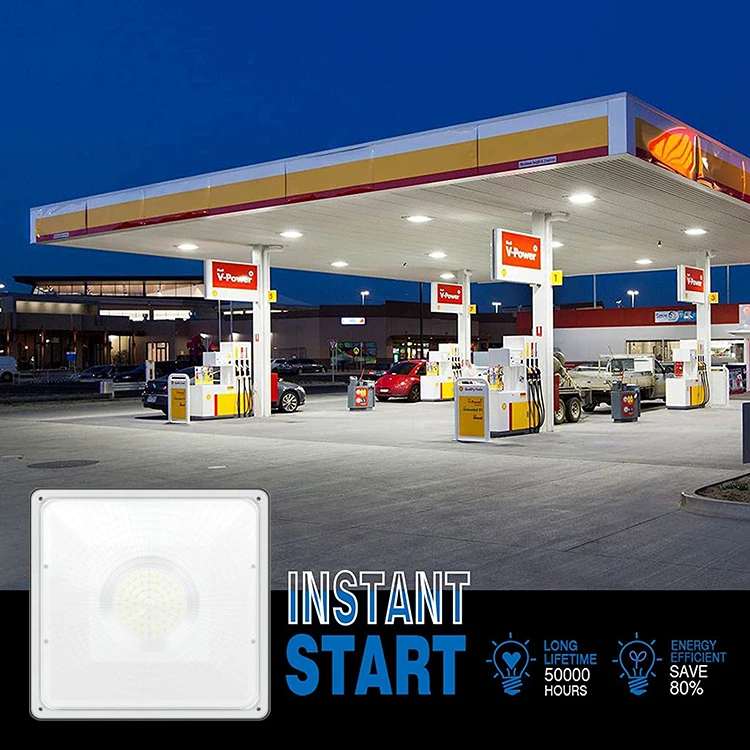 Gas Station Canopy Fixture Light Housing Led Canopy Luminaire For ...