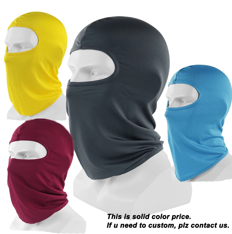 Unisex Custom Logo Full over Print Face Ski Mask