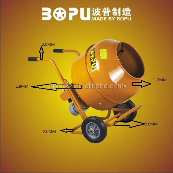 Mobile Diesel Self Loading Electric Cement Rotating Mini Small Portable ...