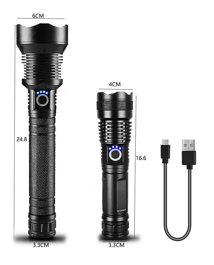 Waterproof Rechargeable Led Torches Flashlight - News