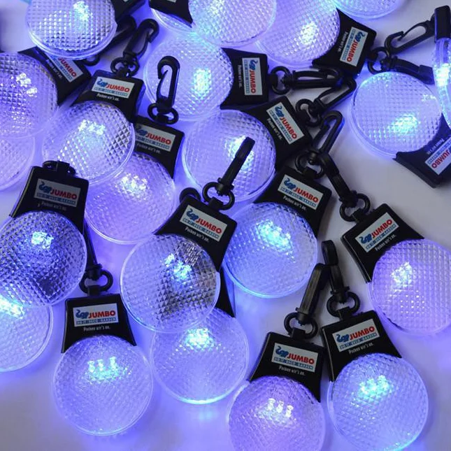 Night Warning Safety Reflective Led Flash Keychain Blinking Key Ring ...