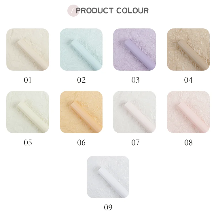 New Popular Pearlescent Wrapping Paper Lined Bouquet Floral Flower ...