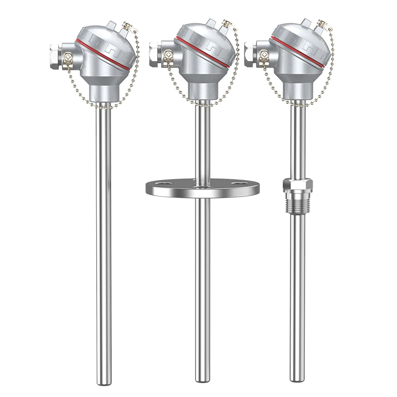 Temperature Sensor Flanged Thermocouple Threaded Thermowell for ...