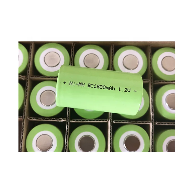 Ni-mh Sc 1.2v 1800mah Rechargeable Sc1800 1700mah Nicd Battery Cell - Buy Nimh Sc 1.2v Battery ...