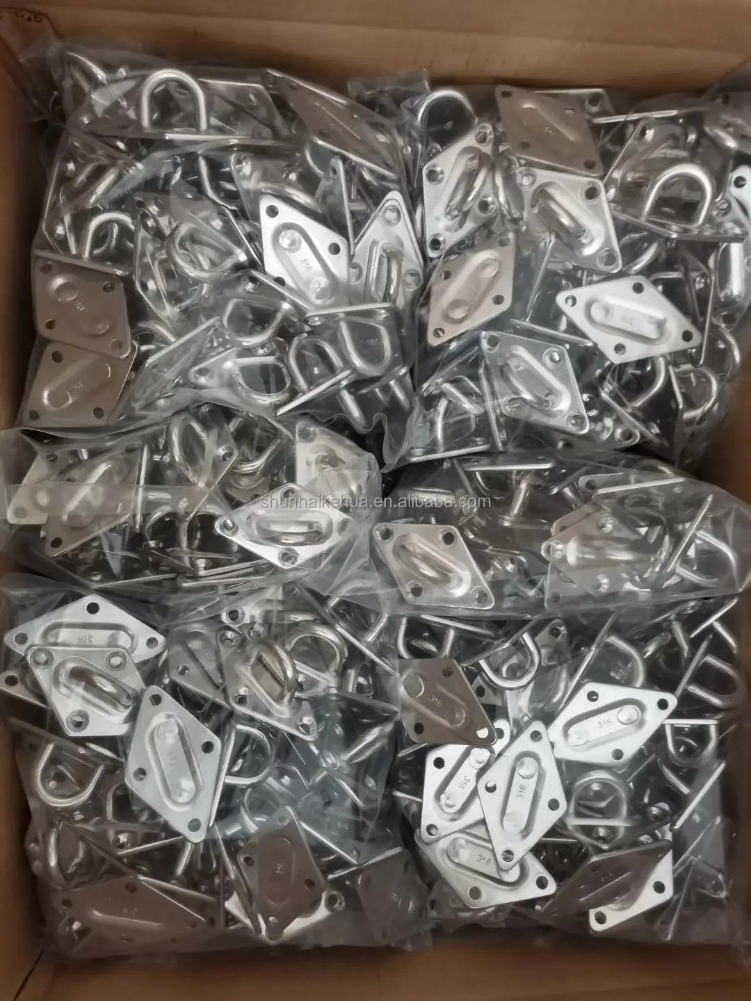 304 316 Stainless Steel M5 M6 M8 Marine Pad Eye Plates for Boat ...