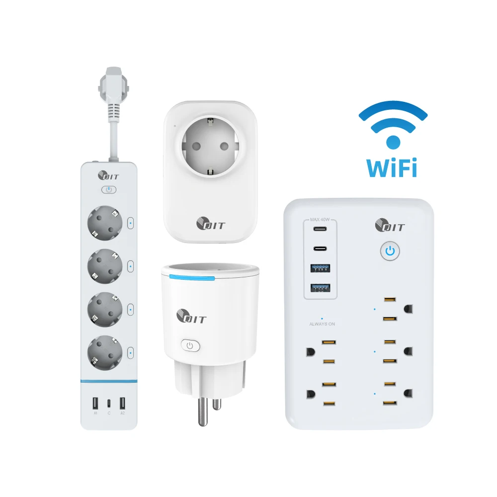 Hot Selling Eu Us Standard Multi Functional Extension 4 Outlet With 2 ...