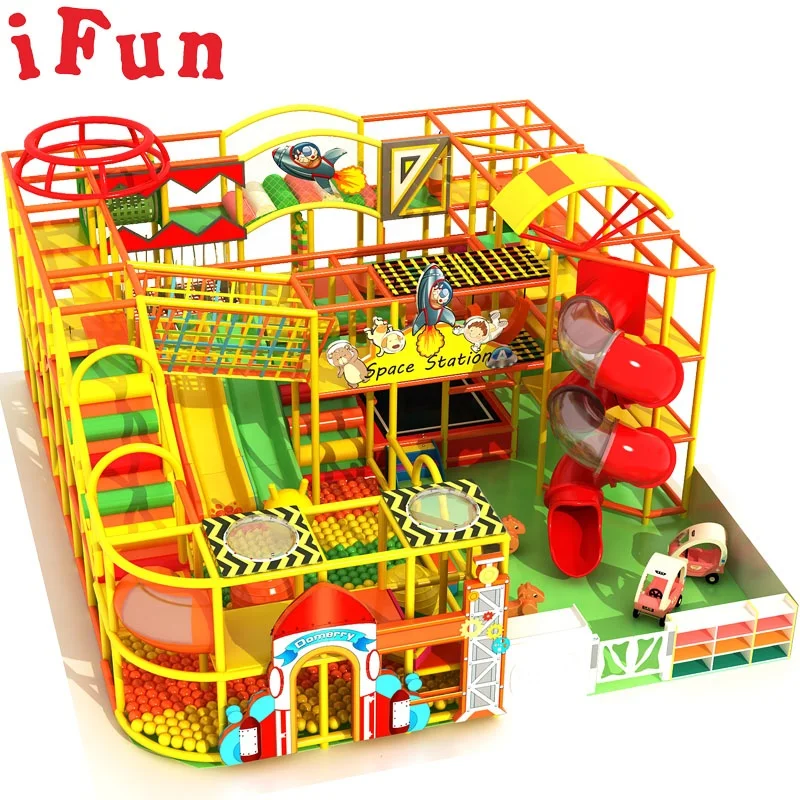 Ifun Park High 3 Floors Structure Large Play Area Indoor Mall Kids Soft ...