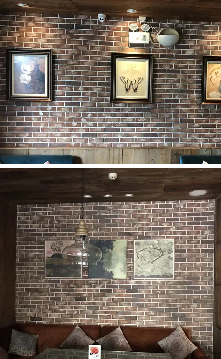 Custom Exterior Red Brick Wall Cladding Artificial Stone Panels Looking ...