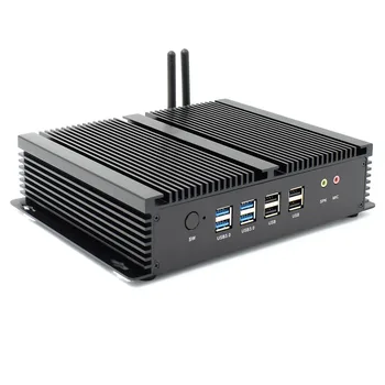 Fanless Industrial Mini Pc Dual Nic Core I3 5005u 2*hd-mi 6* Rs232 Com ...