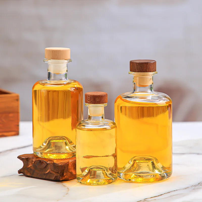 Custom Empty Glass Bottles - Perfect for Liquor & More