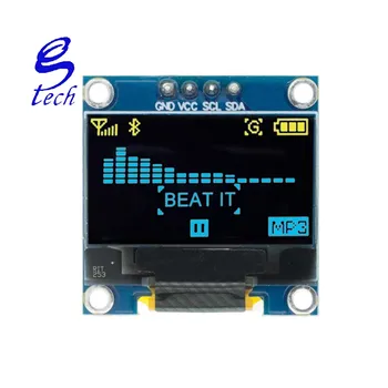 Ssd1306 128x64 High Resolution Oled Color Display 0.96 Inch Pcb Spi ...