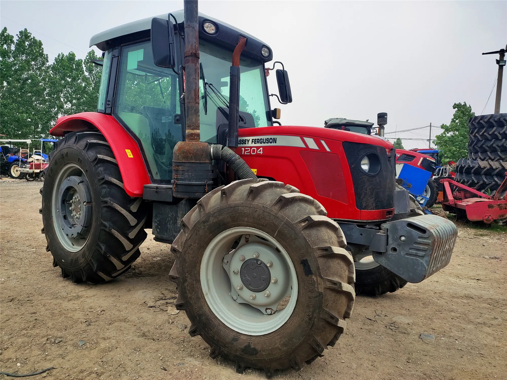 Used Tractor Massey Ferguson Xtra1204 120hp Farm Tractors 4x4wd ...