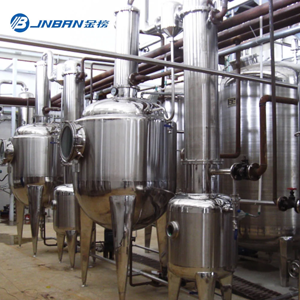 Single Effect vacuum Evaporator concentrator equipment for Alcohol ...