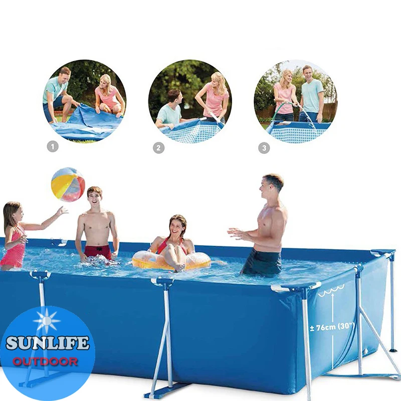 Shop High Quality Large Family Pools - Blue & Custom Sizes