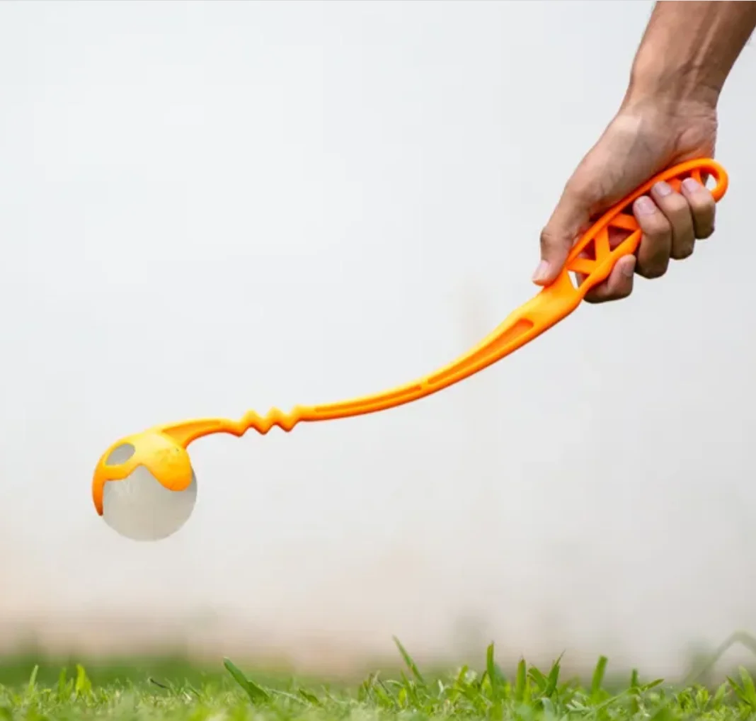 Glow in the Dark Dog Ball - TPR Chew Toy for Night Fun