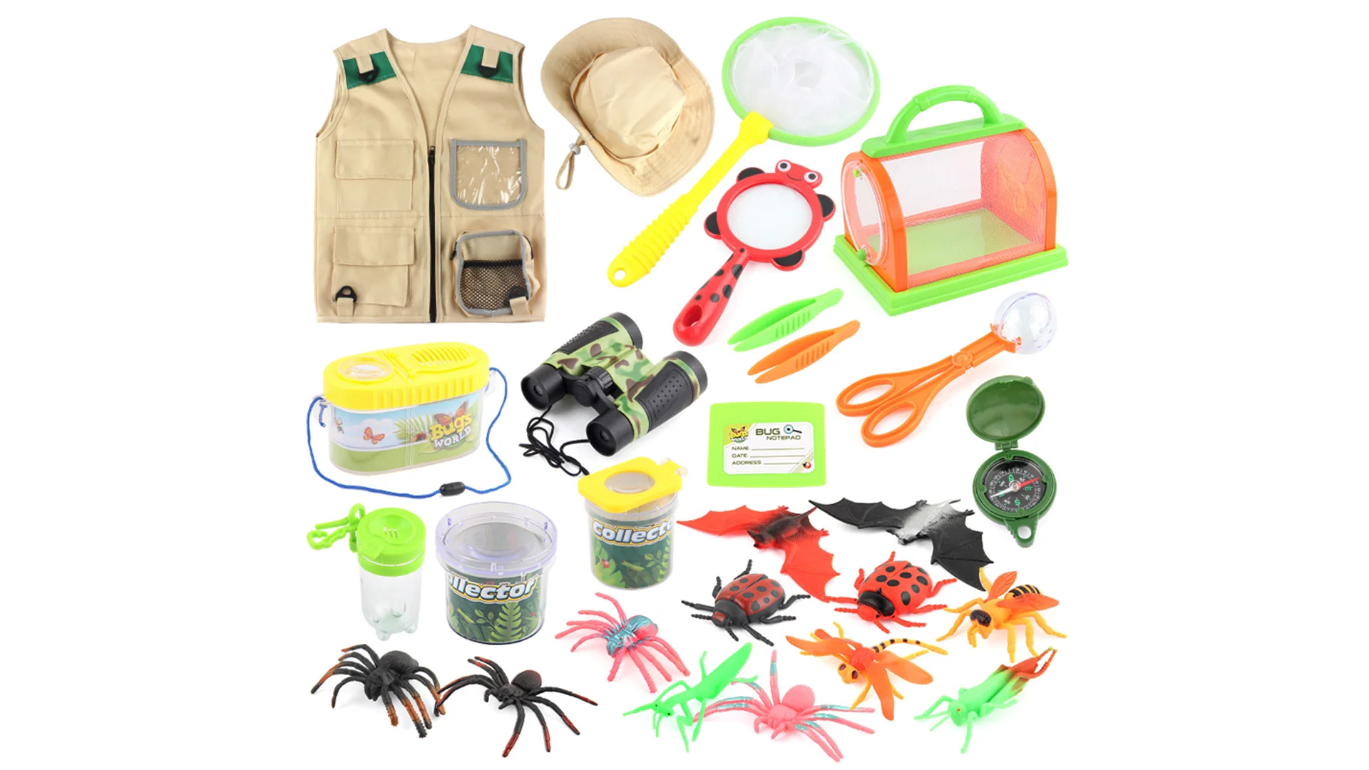 Outdoor Explorer Kit Kids Adventure Safari Costume Kids Vest And Hat ...