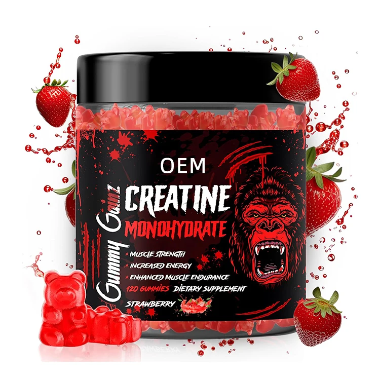 Oem Hot Selling Gym Pre Workout Gummies Supplement Muscle Builder ...