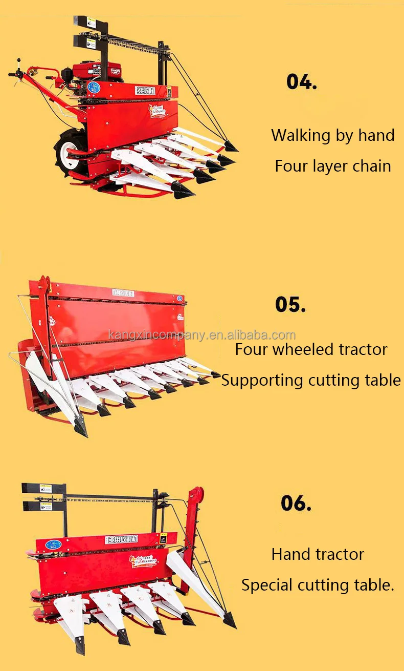 Hand Binder Machine Corn Harvesting Sorghum Reed Wheat Harvester Held ...