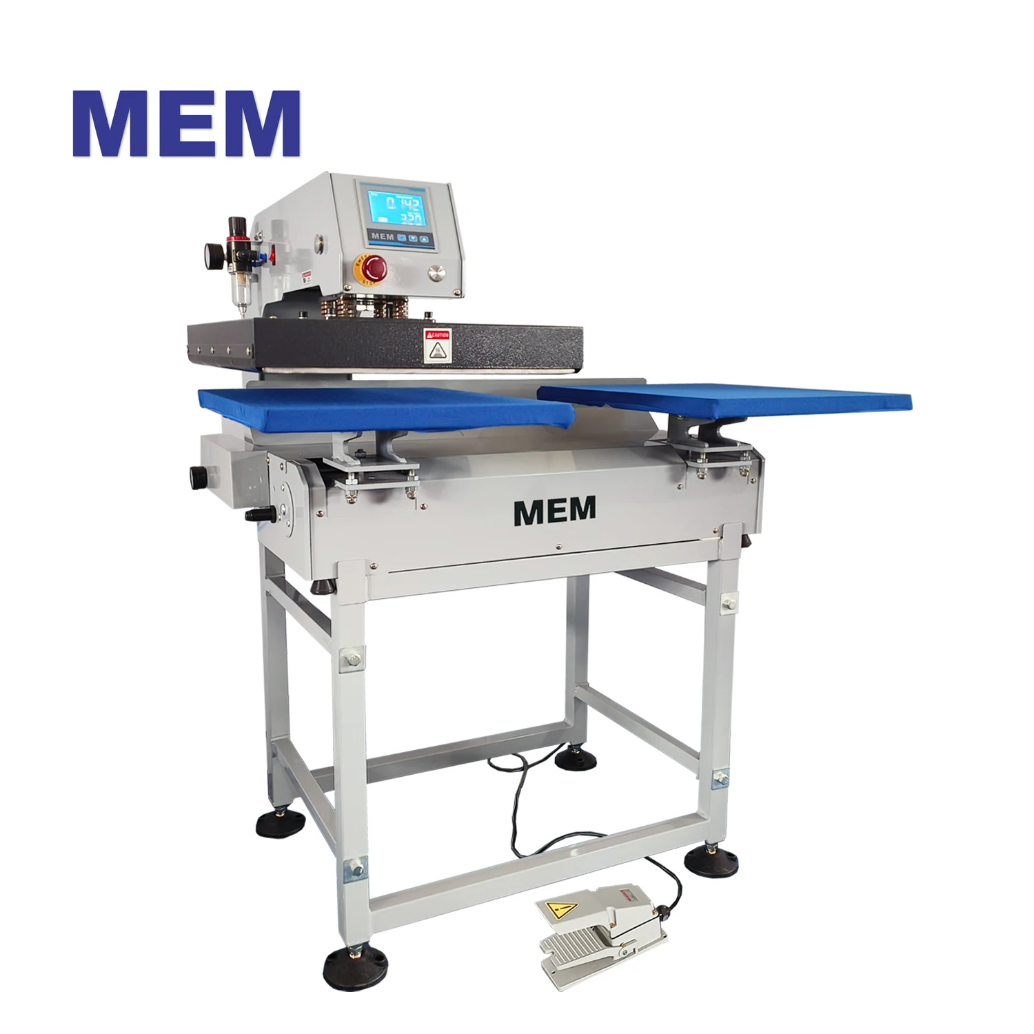 TQB-4050 MEM Shicheng Dual Pneumatic Heat Press Machine with Laser Foot ...