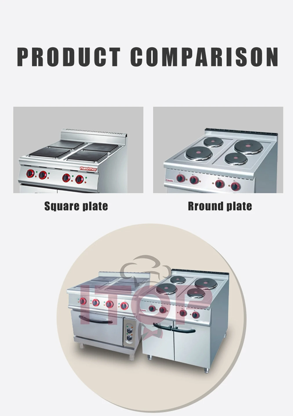 Commercial Electric Cooker Hot Plate Kitchen Equipment Stainless Steel ...