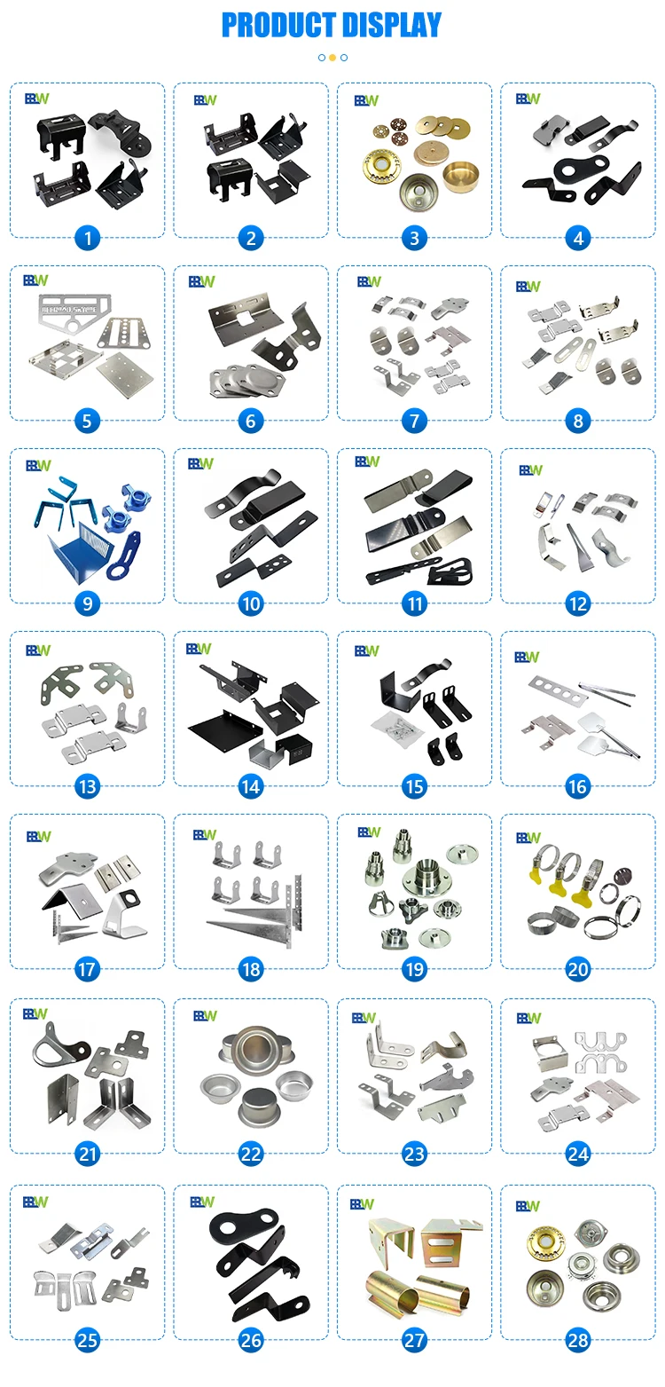 Custom Steel Stamping Sheet Powder Coating Spring Clips Brackets - Buy ...