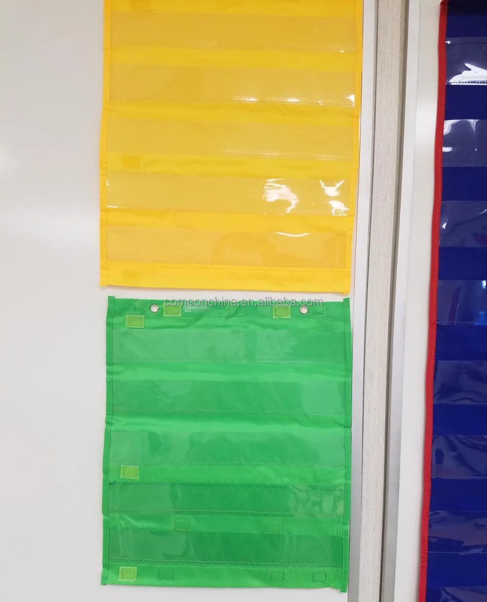 4 Sets Classroom Pocket Chart Magnetic Chore Chart Wall Classroom ...