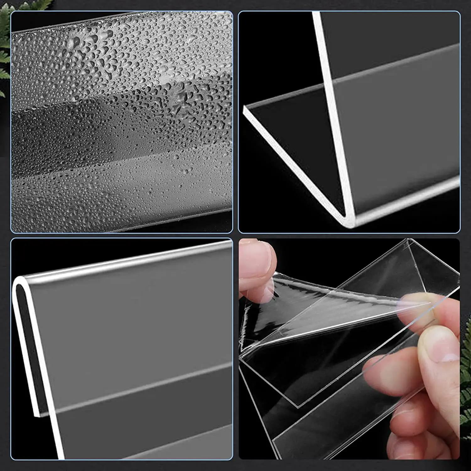 L-type Acrylic Signage Desktop L-type Price Tag Erased And Replaceable ...